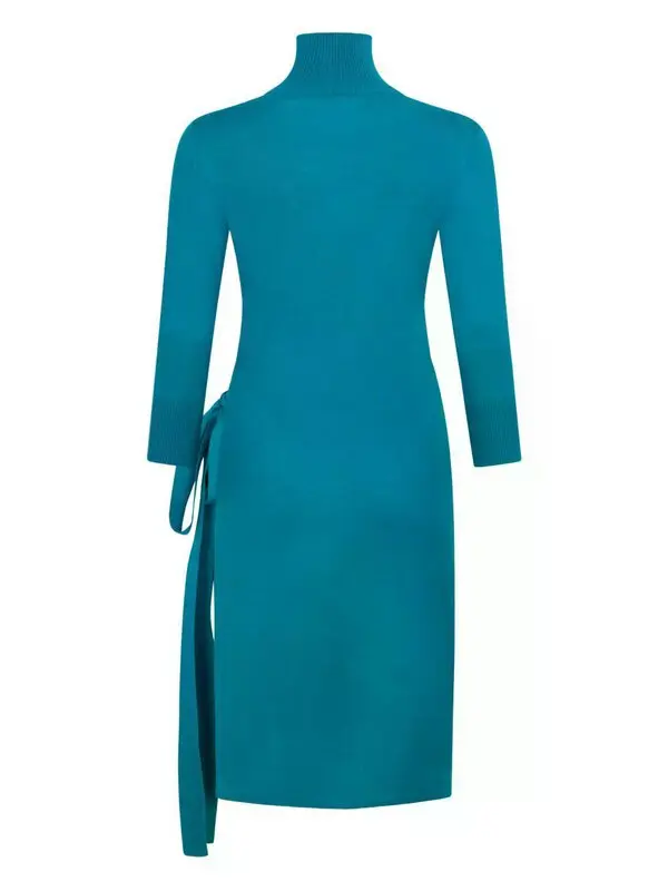 Malo Turtleneck Tie Dress