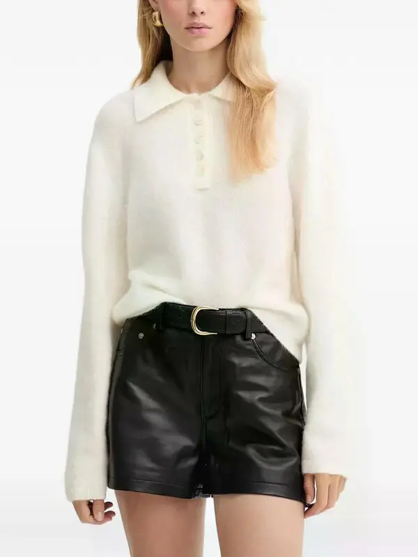 GESTUZ Buttoned Knitwear With Collar