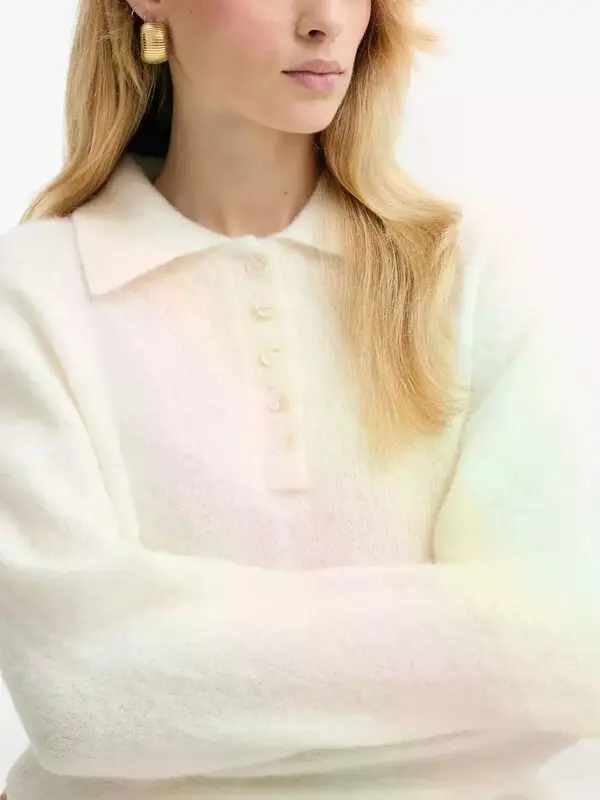 GESTUZ Buttoned Knitwear With Collar
