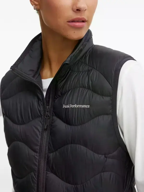 PEAK PERFORMANCE Helium Zip-fastening Quilted Gilet - Black