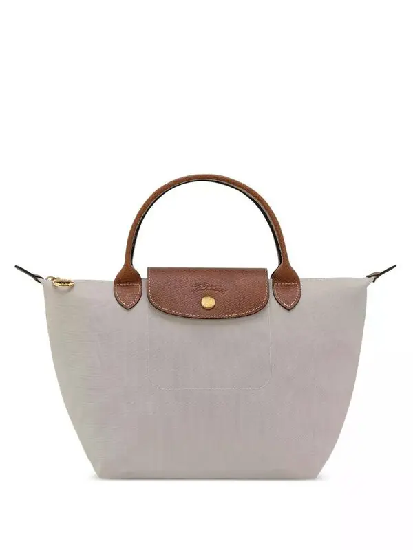 Longchamp Le Pliage Leather-trim Tote Bag - Neutrals