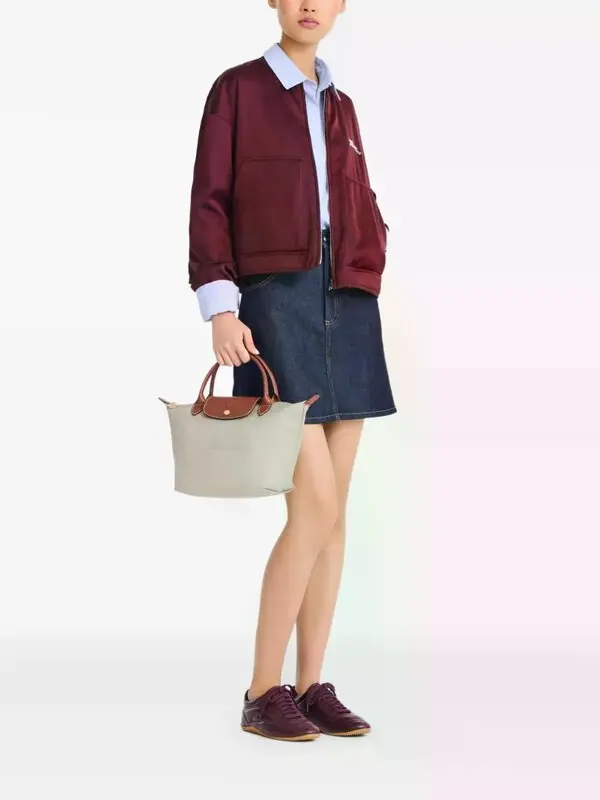 Longchamp Le Pliage Leather-trim Tote Bag - Neutrals