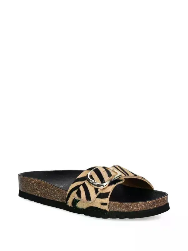 DR. SCHOLL'S SHOES Kathleen Zebra-print Slides