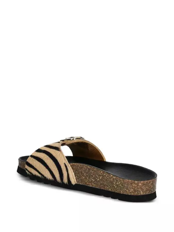 DR. SCHOLL'S SHOES Kathleen Zebra-print Slides