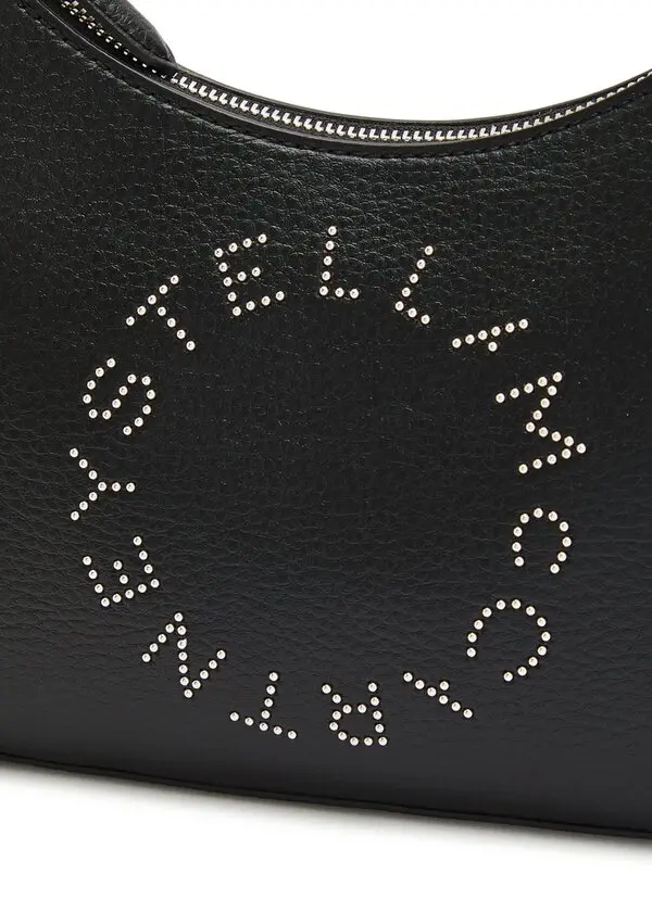 Stella McCartney Studded-logo Faux Leather Shoulder Bag