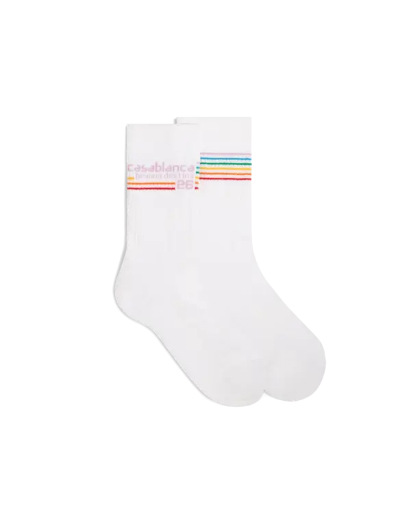 Casablanca Beyond Destiny Striped Socks - Multicolor
