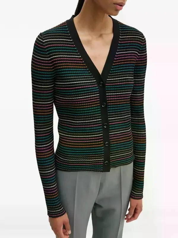 Paul Smith Striped Buttoned Cardigan