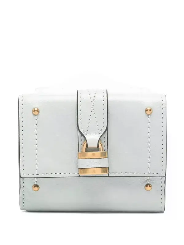 Chloé Paddington Leather Wallet - Blue