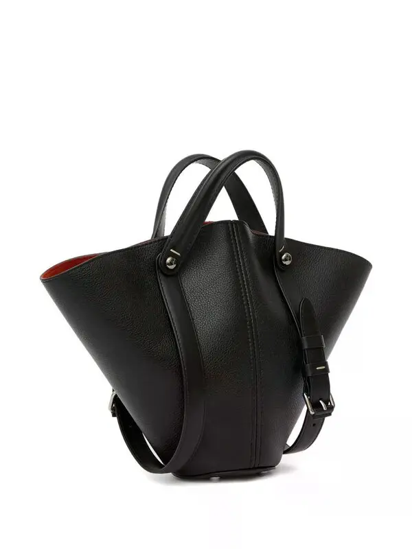 MAISON MARGIELA Dress-age Leather Shoulder Bag - Black