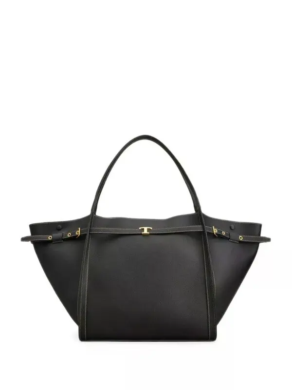 TOD'S Buckle Tote Bag - Black