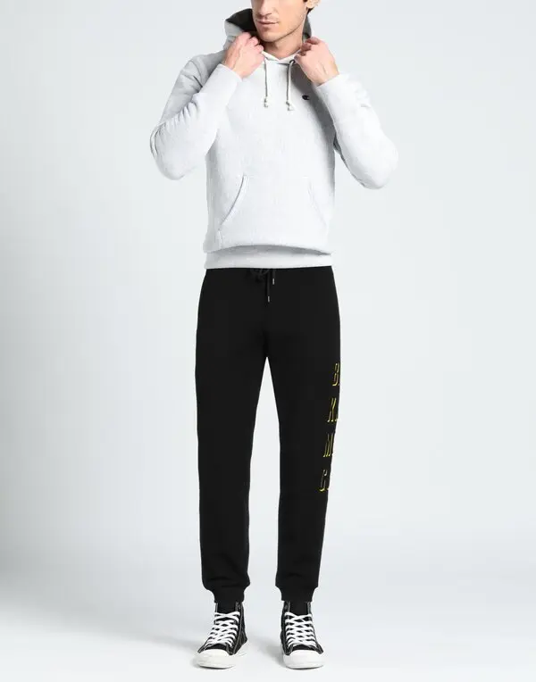 BIKKEMBERGS Pants Size Cotton, Elastane - Black