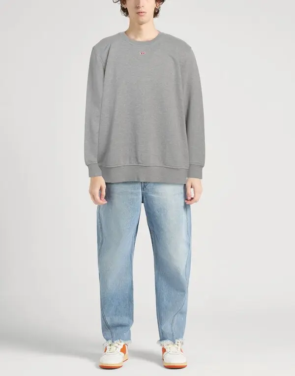 DIESEL® Light Cotton Elastane Sweatshirt - Grey