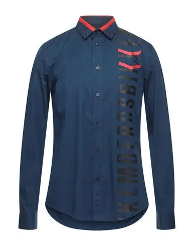 BIKKEMBERGS Shirt Size Cotton, Elastane