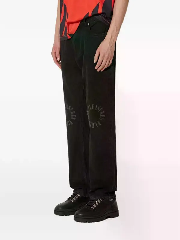 PLEASURES Logo-print Jeans