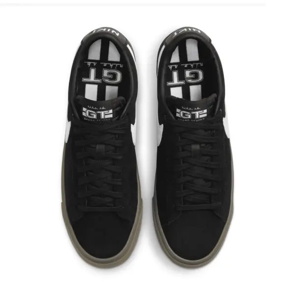 Nike Sb Zoom Blazer Low Pro Gt Skate Shoes - Black