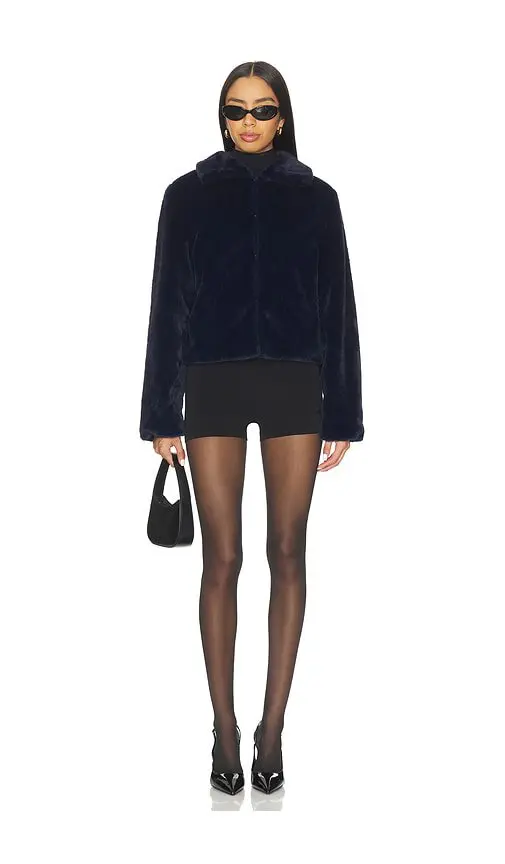 Superdown X Emma Leger Tianna Faux Fur Jacket