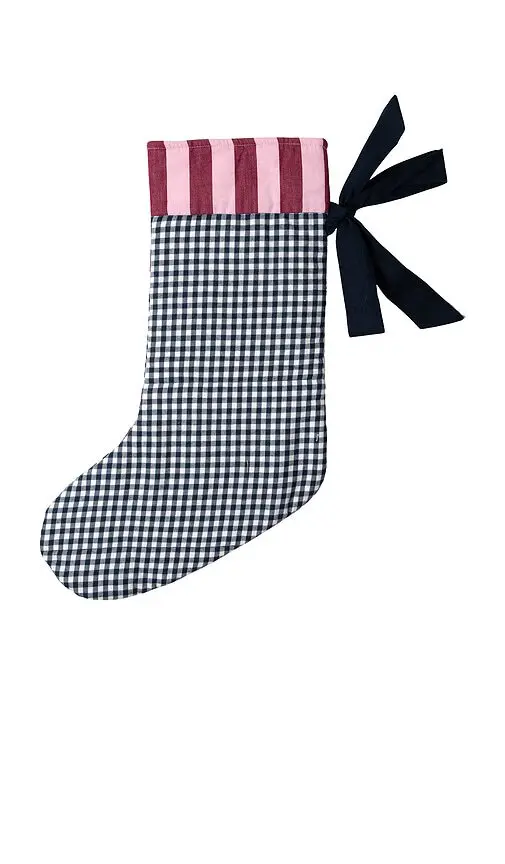 DAMSON MADDER Xmas Stocking In Black,burgundy