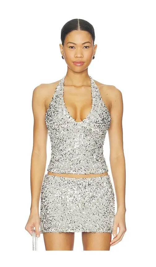 TIGER MIST Reilynn Metallic Top