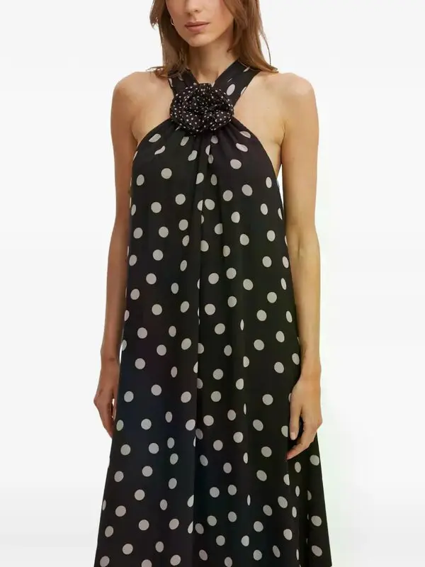 SANDRO FERRONE Polka Dot Maxi Dress