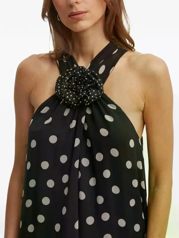 SANDRO FERRONE Polka Dot Maxi Dress