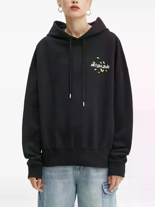 Moschino Graphic Drawstring Hoodie