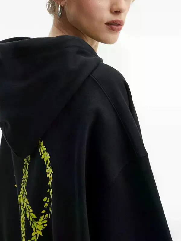 Moschino Graphic Drawstring Hoodie