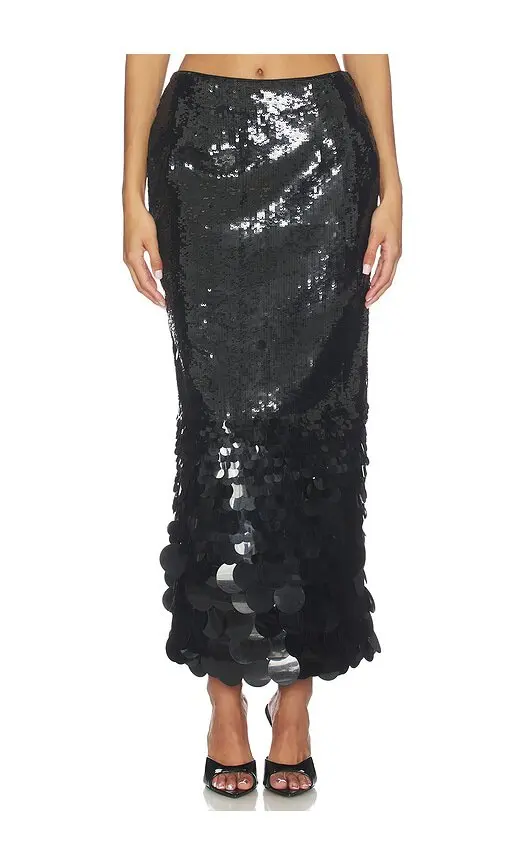 RAHUL MISHRA Gradient Sequin Skirt