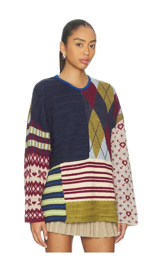 GUIZIO Zuri Sweater - Blue Multi