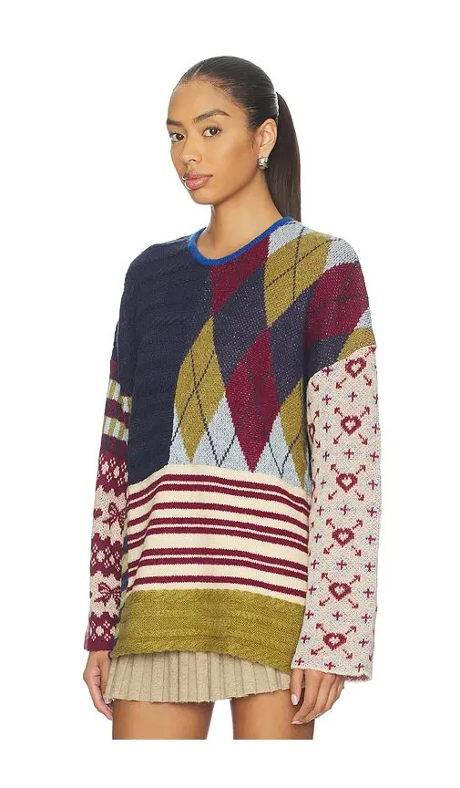 GUIZIO Zuri Sweater - Blue Multi