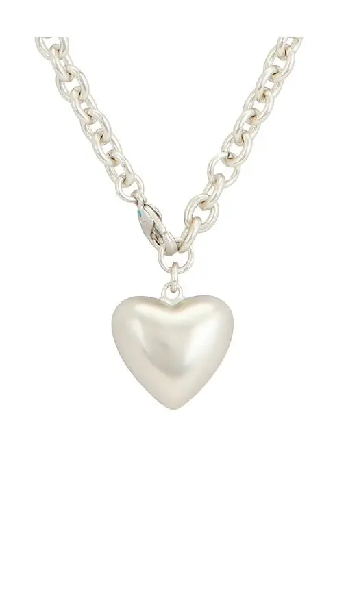 ROXANNE ASSOULIN Mini Puffy Heart Necklace