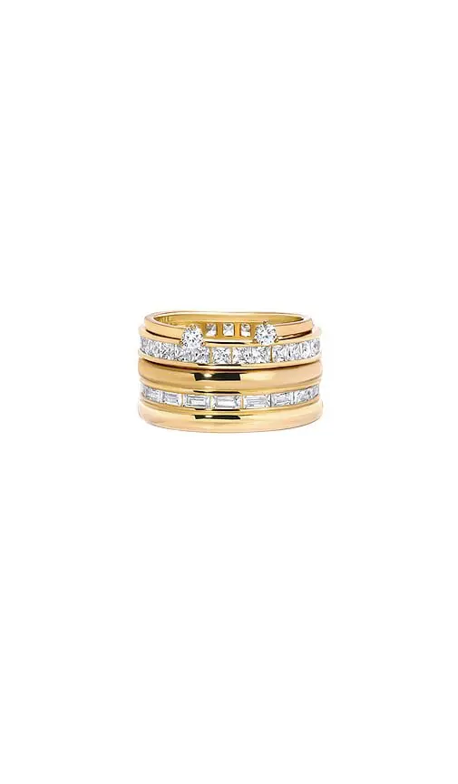 MEGA The Eternity Stack Ring - 14k Gold Plated