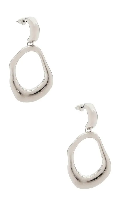 LOVERS AND FRIENDS Karina Dangle Earrings - Silver