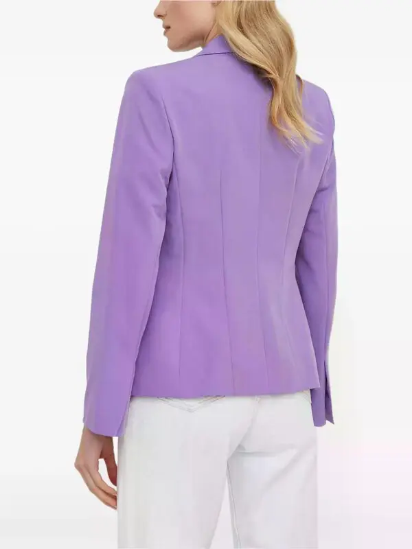 Sisley Buttoned Notched-lapel Blazer