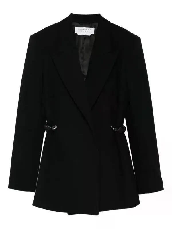 Gabriela Hearst Epona Chain Blazer - Black