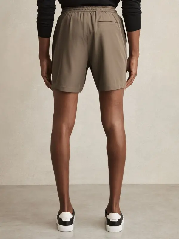 REISS Textured Drawstring Shorts