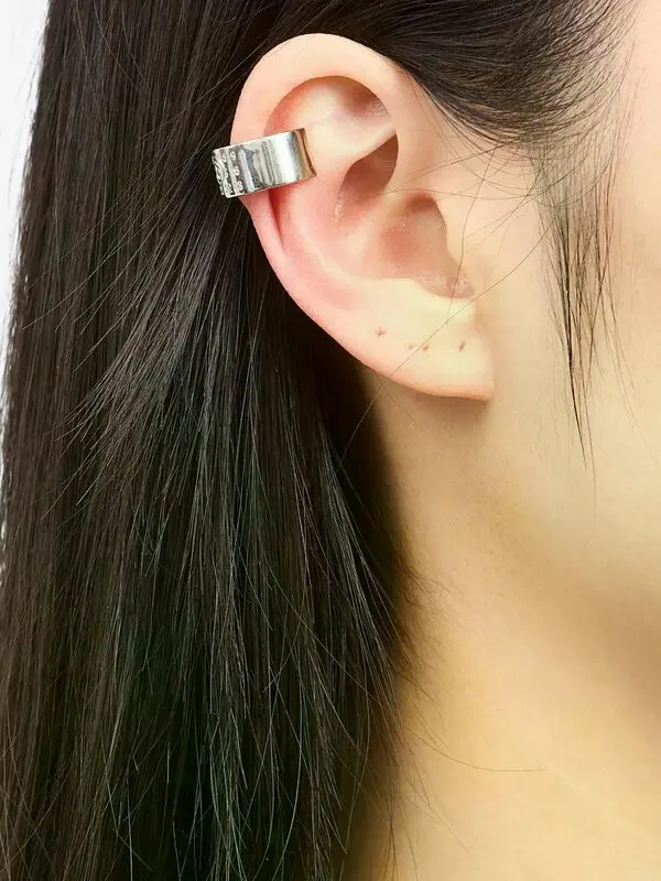 MAISON MARGIELA Numeric Ear Cuff - Silver