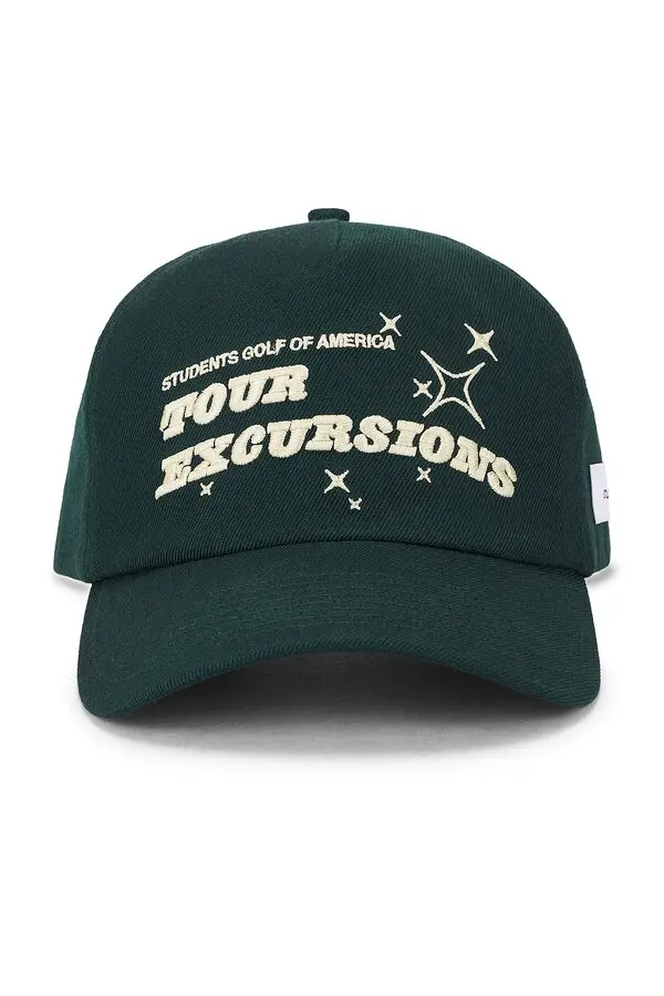 STUDENTS GOLF Tour Excursions Snap Back Hat - Pine