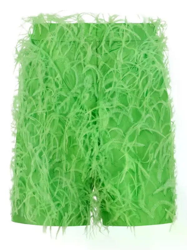 Valentino Garavani Feather Bermuda Shorts