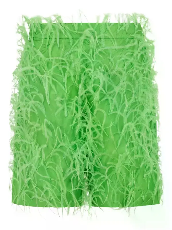 Valentino Garavani Feather Bermuda Shorts