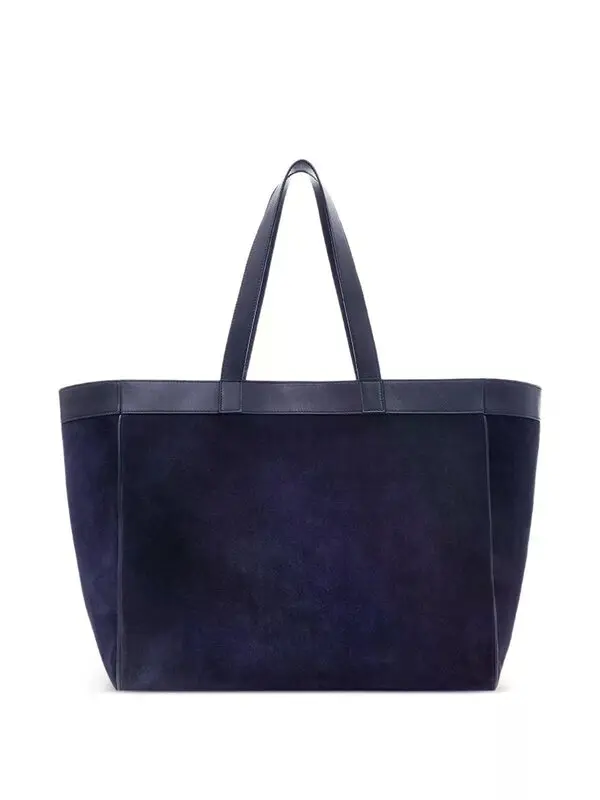 ANINE BING Medium Rio Suede Tote Bag - Blue