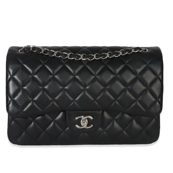 Chanel Quilted Lambskin Jumbo Double Flap Bag