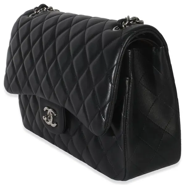 Chanel Quilted Lambskin Jumbo Double Flap Bag