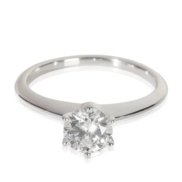 Tiffany & Co. 0.91 Ct Round Brilliant Diamond Engagement Ring - Platinum