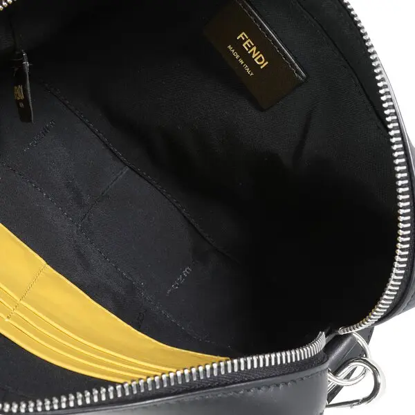 Fendi Calfskin & Sunflower Logo Camera Bag