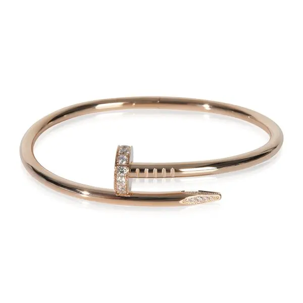 CARTIER Rose Gold Diamond Juste Un Clou Bracelet - Rose_gold