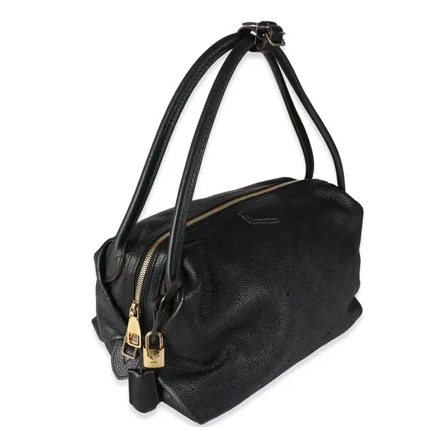 LOUIS VUITTON Monogram Mahina Galatea Pm - Black