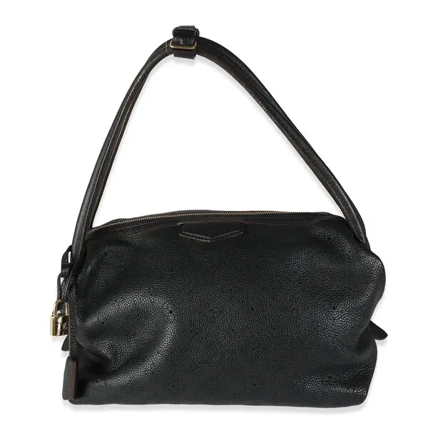 LOUIS VUITTON Monogram Mahina Galatea Pm - Black