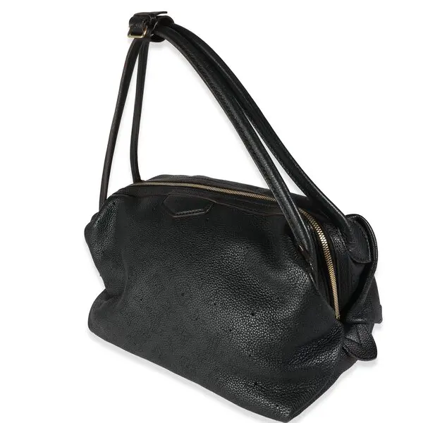 LOUIS VUITTON Monogram Mahina Galatea Pm - Black