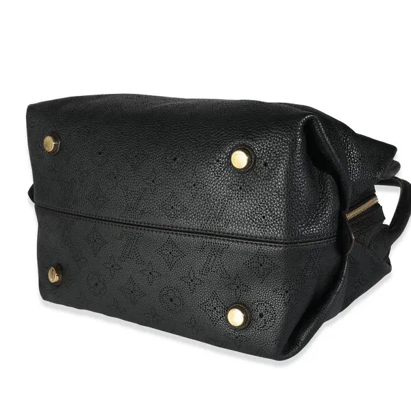 LOUIS VUITTON Monogram Mahina Galatea Pm - Black