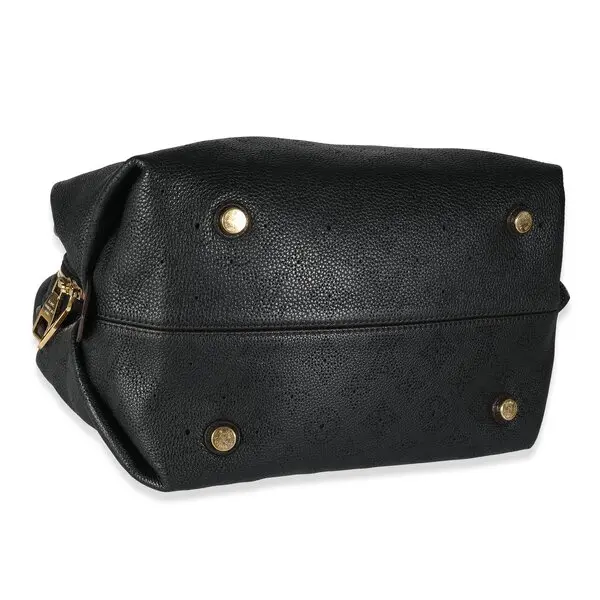 LOUIS VUITTON Monogram Mahina Galatea Pm - Black